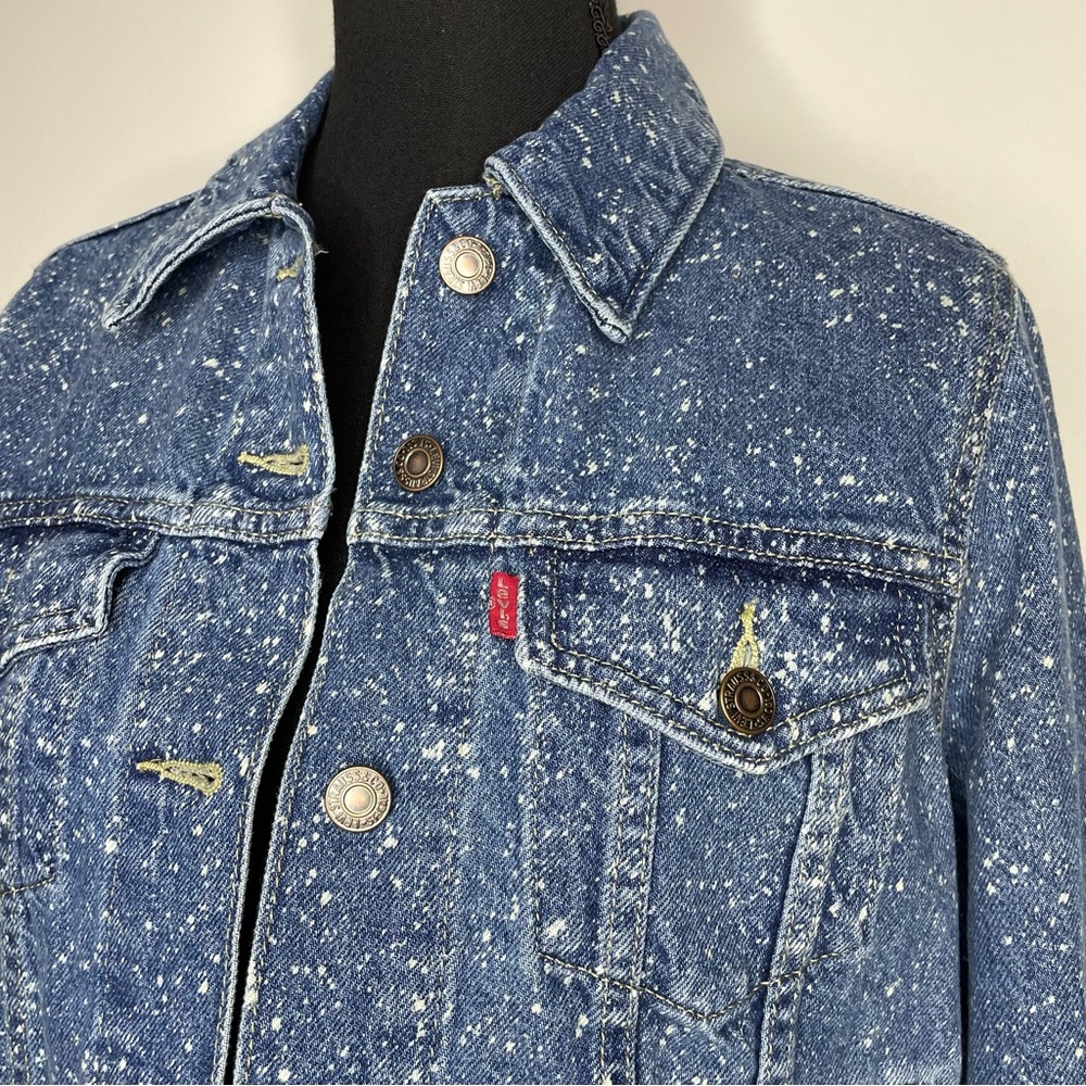 Levi’s ‘Night School’ Bleach Splatter Denim Jacket Si… - Gem